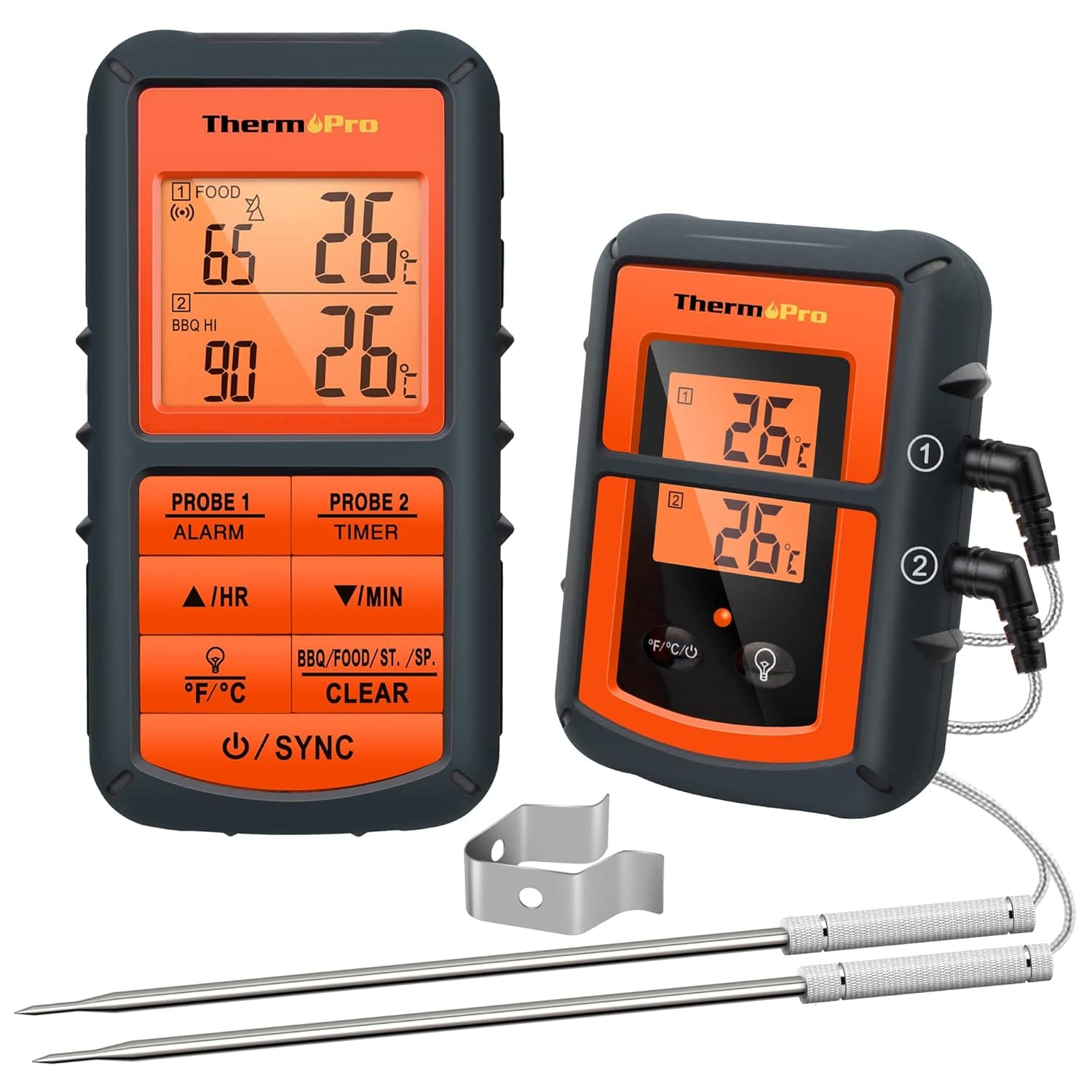 Thermopro TP-08C thermometer met dual probe - Now4You